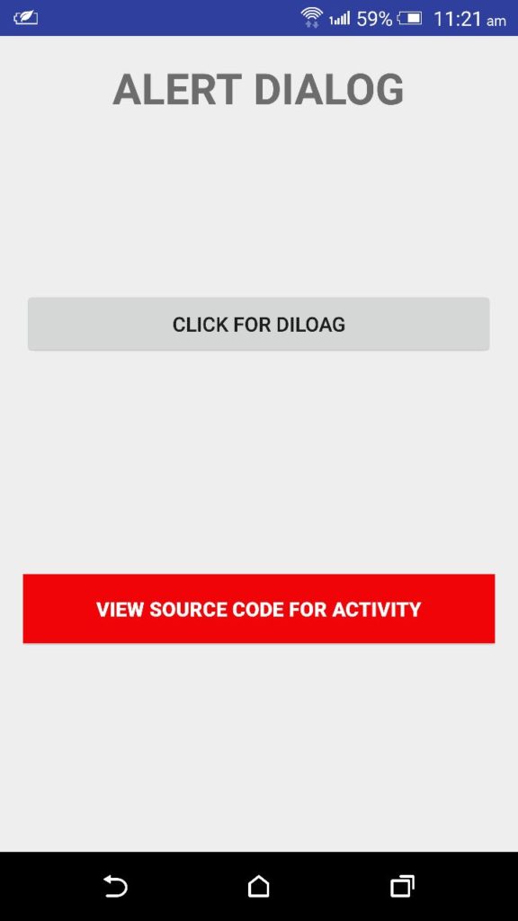Android Alert Dialog snippet source code download | FDAYTALK Android Alert Dialog snippet source code download | FDAYTALK