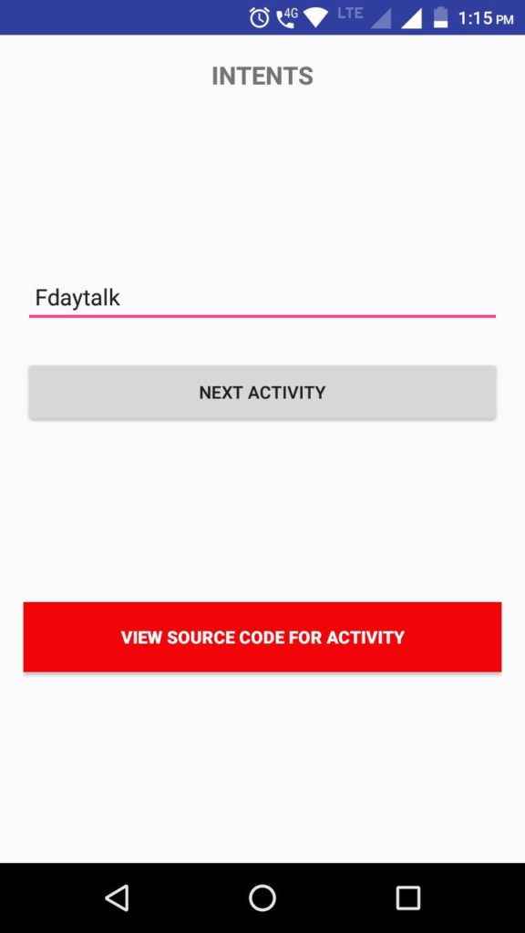 Explicit Intent In Android | Switching With Data | Intents Source Code