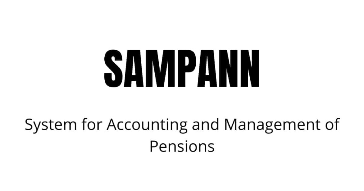 SAMPANN, System for Accounting and Management of Pensions