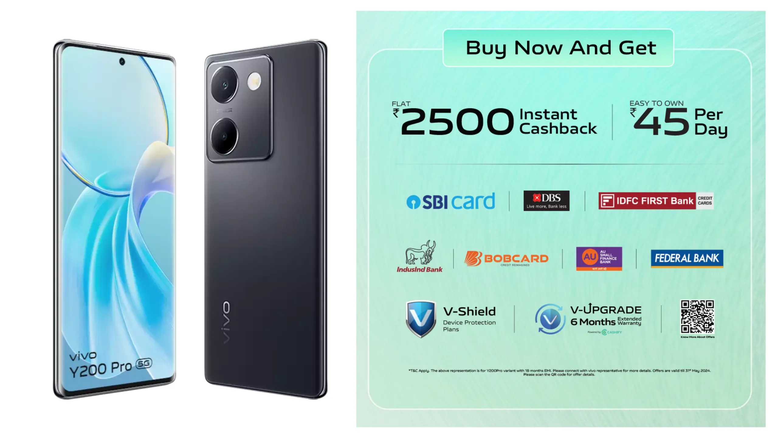 vivo Y200 Pro 5G with Anti Shake Camera Launched for ₹24999