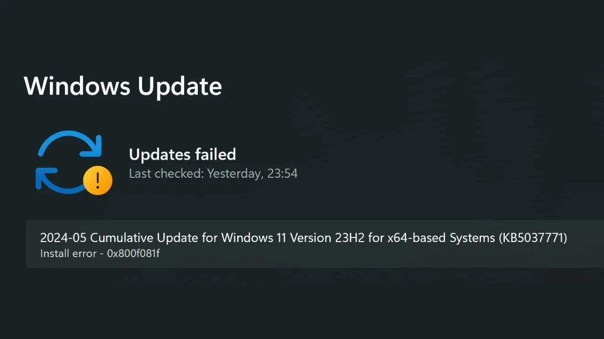 Fix Install Error 0x800f081f in Windows 11 and 10 [Step-by-Step]