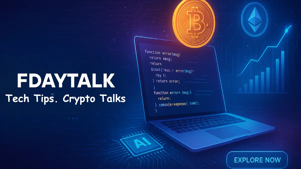 Tech Insights, Web3 & Crypto, AI Tools & Tutorials | Fdaytalk