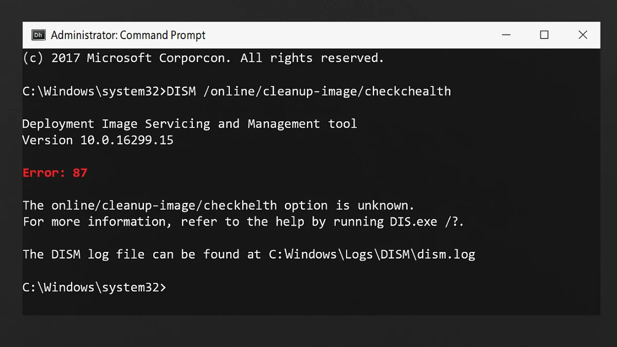 DISM Error 87 Fix in Windows 10/11 [Complete Guide]