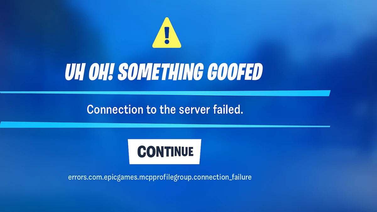 Fix errors com epicgames mcpprofilegroup connection_failure Error