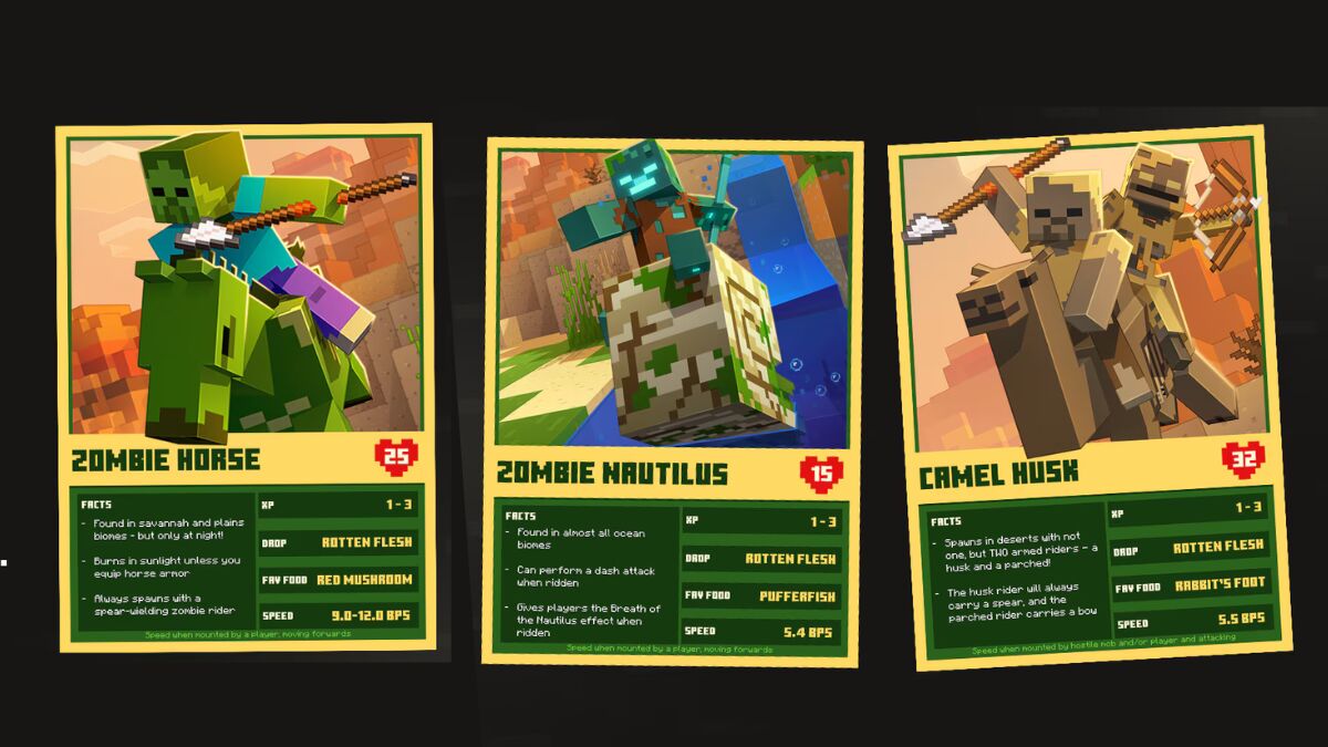 Minecraft Mounts of Mayhem Update Introduces New Combat Tools